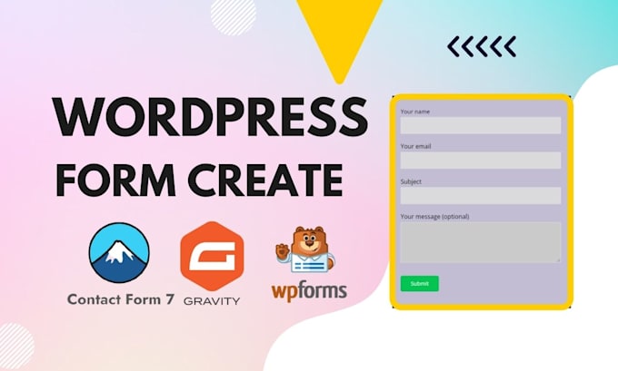 Create wordpress form or contact form or gravity forms by Developerfahimb | Fiverr