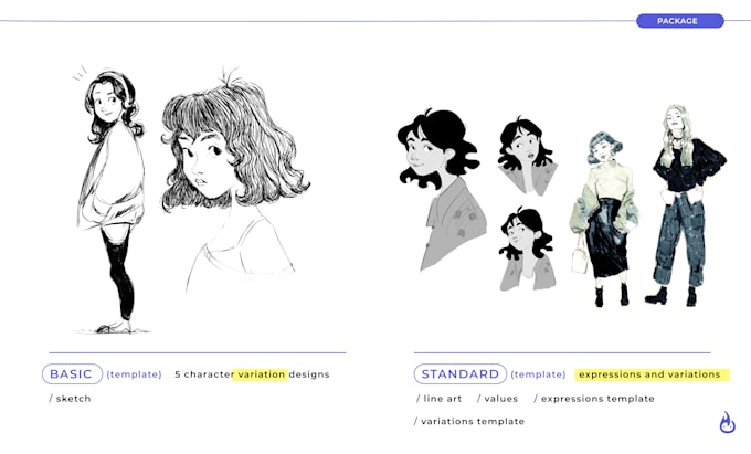 Design your character for your animation project by Abril_dg | Fiverr