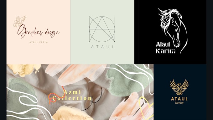 Design unique professional logo for you by Ataul_karim_ | Fiverr