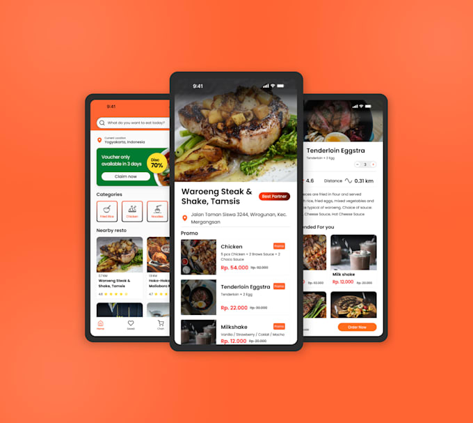 Design ui mobile app for ios and android by Embanjarans | Fiverr