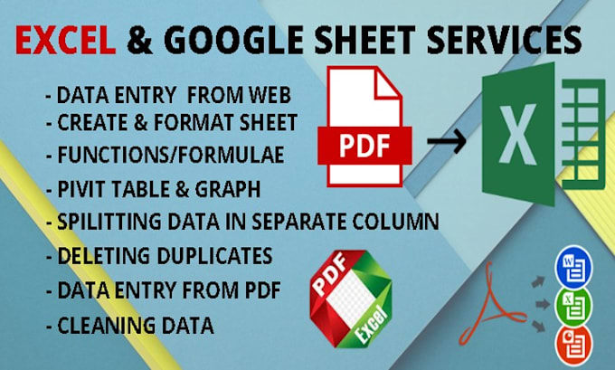 Do Excel Data Cleaning Formatting Editing And Removing Duplicate Data By Princeraj371 Fiverr