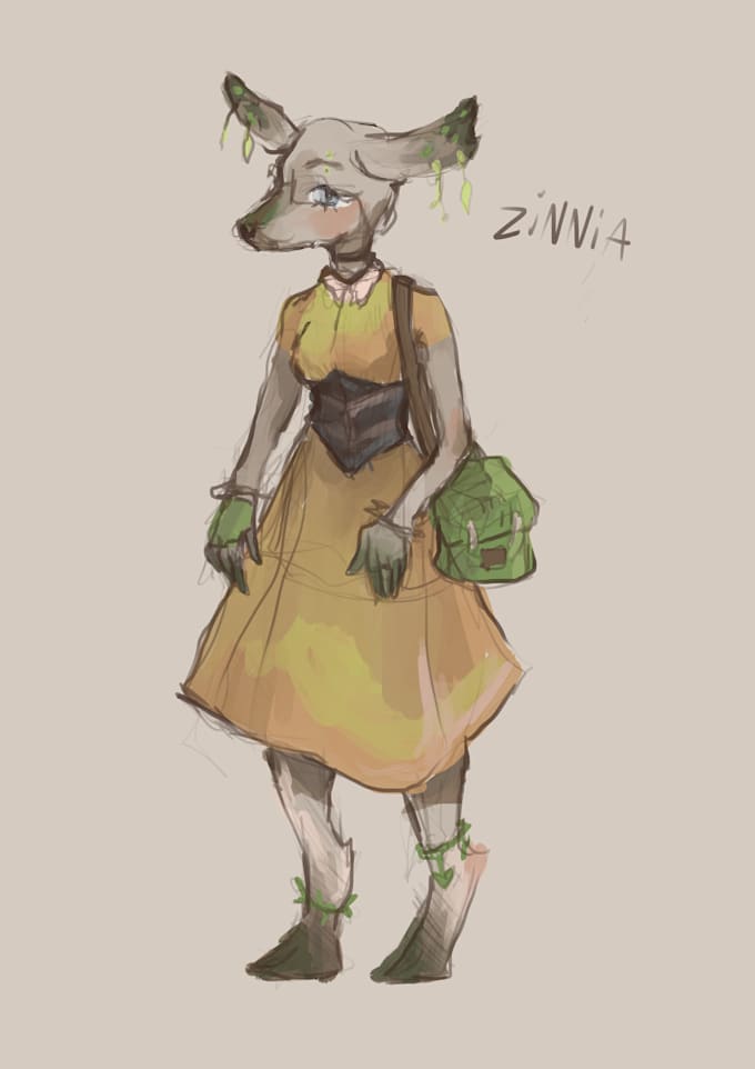 Draw your fursona or furry oc by Nika22898 | Fiverr