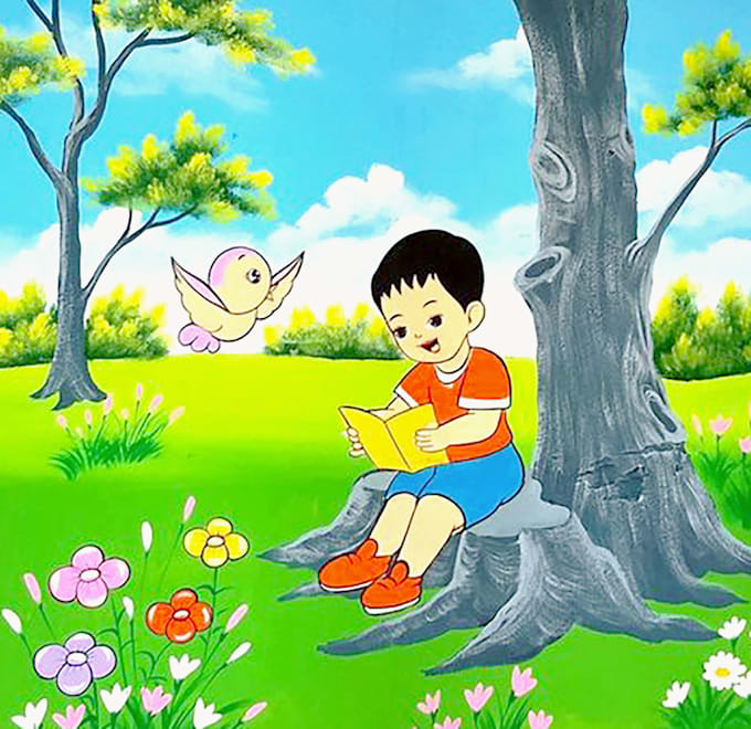 Draw children story book illustration and children book illustrator by ...