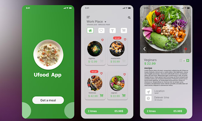 Mobile app ui ux design web mobile app by Uresh9 | Fiverr