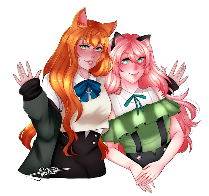 Draw art comission, fanart, ocs in anime style by Alnikder_art | Fiverr