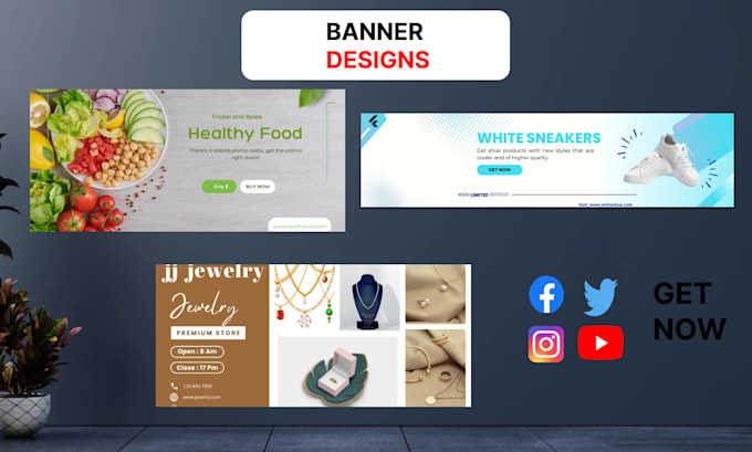 Design beautiful facebook, instagram, social media banner for you by ...