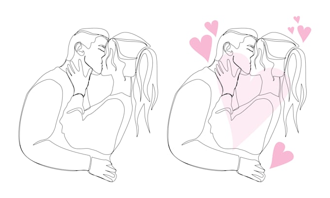 Draw a minimalist vector one line art illustration by Alexandrahammer ...