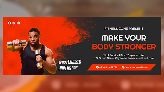 Design best twitter header or youtube banner design by Sb7701 | Fiverr