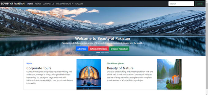 Be your front end web developer, html, css , bootstrap by Fareehach45 | Fiverr