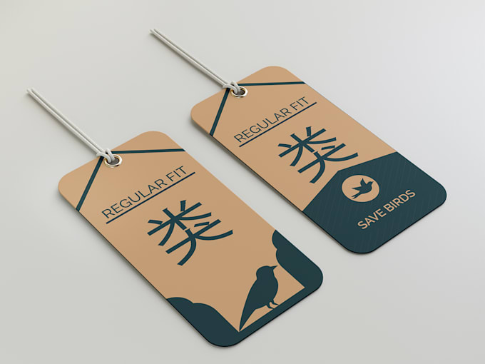Design clothing labels and hang tags by Khandesignars | Fiverr