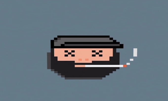 Create nft pixel art for your nft collections by Exoticibri | Fiverr