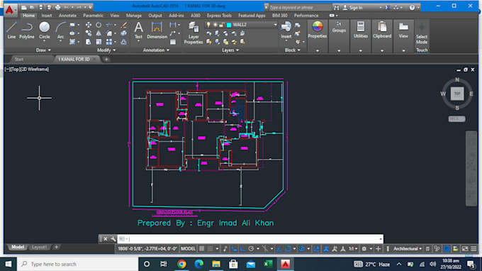 Design 2d 3d drafting on autocad with high accuracy by Imadkhan563 | Fiverr