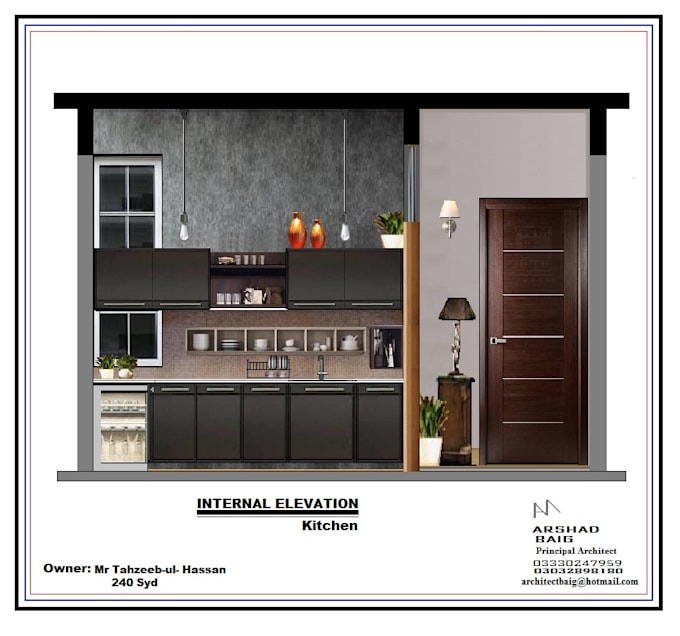 Do architectural furniture layout plan by Architect_baig | Fiverr