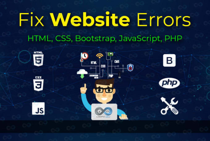 Fix Bugs Html Css Javascript Ajax Php Bootstrap Mysql New Feature By Loopydev Fiverr