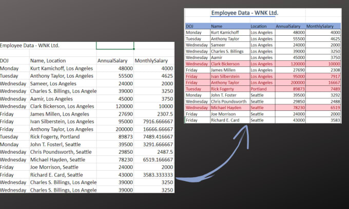 Clean, reformat, merge and organize your excel spreadsheet or csv data ...