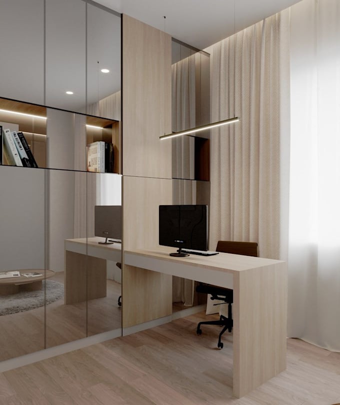 Make all kinds of layouts from scratch, furnished plans, photorealistic ...