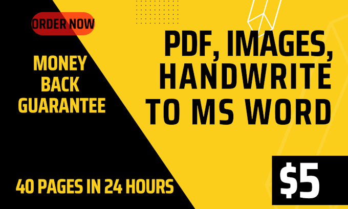 Convert pdf to ms word, excel, and powerpoint by Fatehali72 | Fiverr