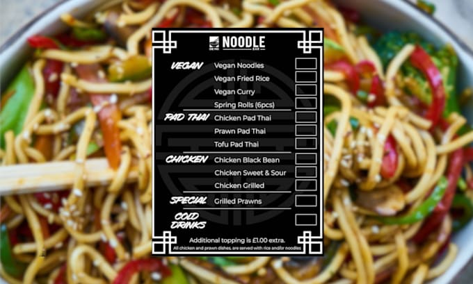 Create a modern and exclusive menu for your business by Francostroff ...