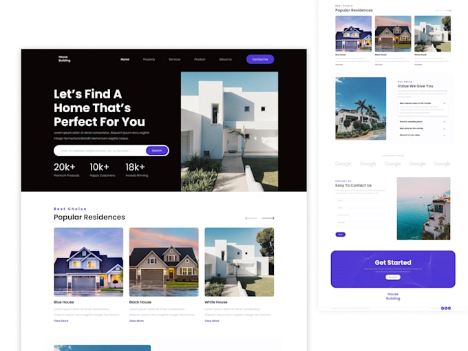 Create responsive website or a landing page by Moonshine_inc | Fiverr