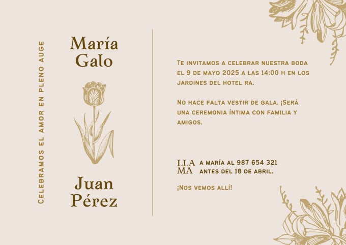 Diseñar tarjetas de invitación para fiestas, bodas, cumpleaños by ...