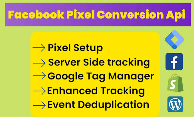 Setup facebook pixel, conversion api, server side tracking with gtm by Ad_expert_ronit | Fiverr