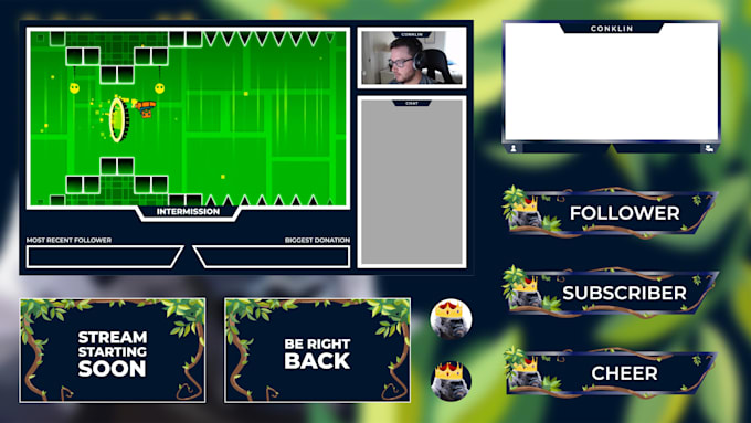 Customize your twitch layout by Atgolden | Fiverr