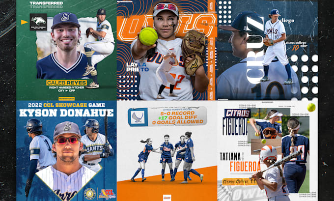 Do a sports graphic design, committed edit, poster, etc by Mvmwdesign ...