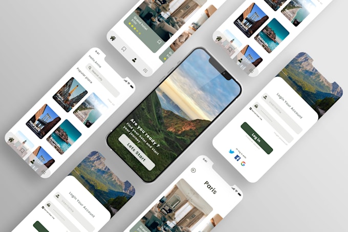 Design mobile app ui ux design, website ui design and ui ux by Laraomar893 | Fiverr