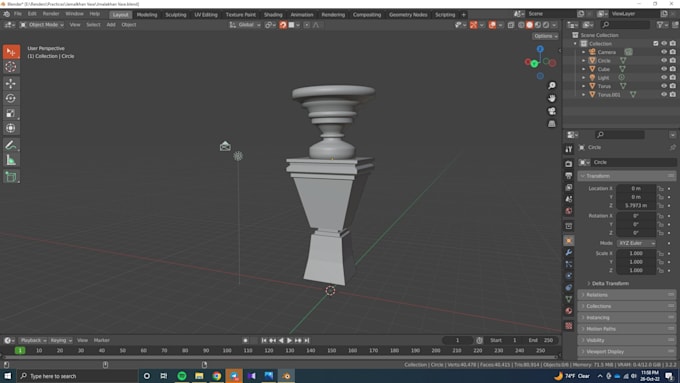Make a simple 3d model from your photo reference by Razibulhassan1 | Fiverr
