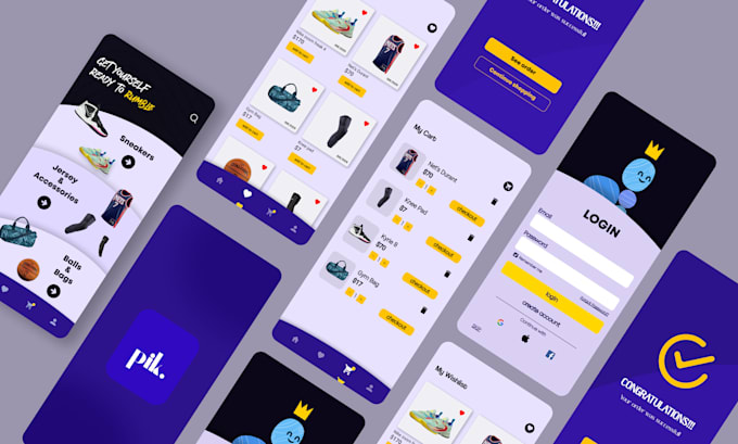 Design a satisfactory mobile and ui and ux using figma by ...