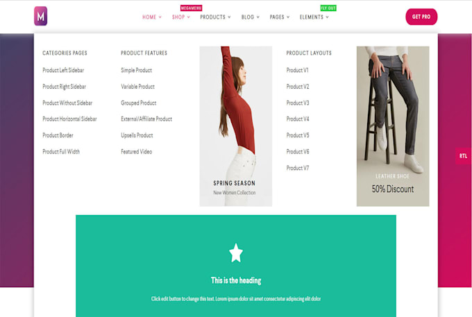 Wordpress mega menu by jet menu or uber menu or quad menu by Morshed87 | Fiverr