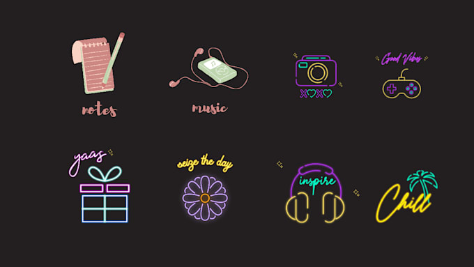 Design amazing custom icons for you by Rida85 | Fiverr