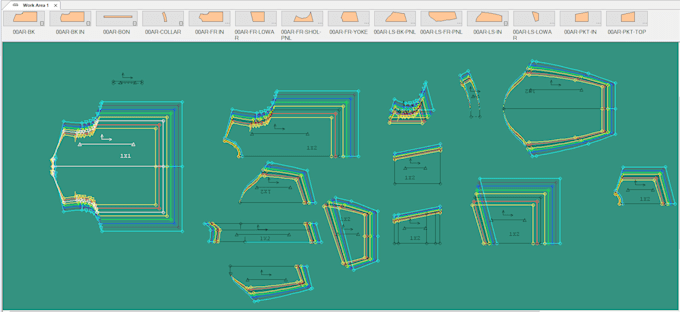 Create digital sewing pattern grading in 24 hours by Sohel524 | Fiverr