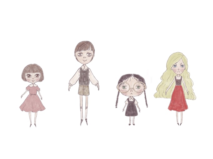 Design your precious characters by Pippidollia | Fiverr