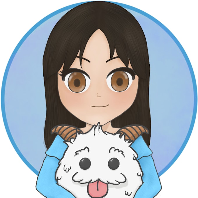 Draw a simplified custom chibi profile picture by Cocoontje | Fiverr