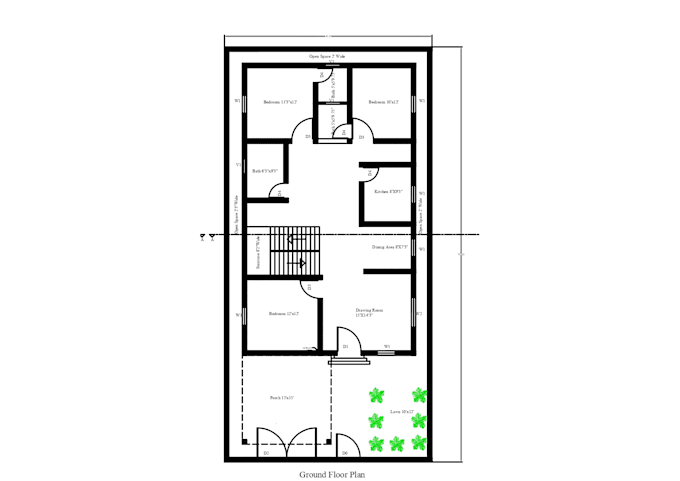 Draw House Floor Plans With Optimum Utilization Of Space By Sulaiman0927 Fiverr
