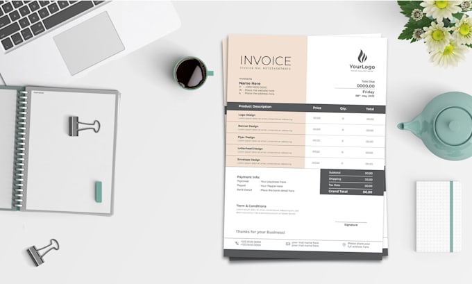 Design your dream invoice or letterhead within 3 hours by Niam_duuin ...