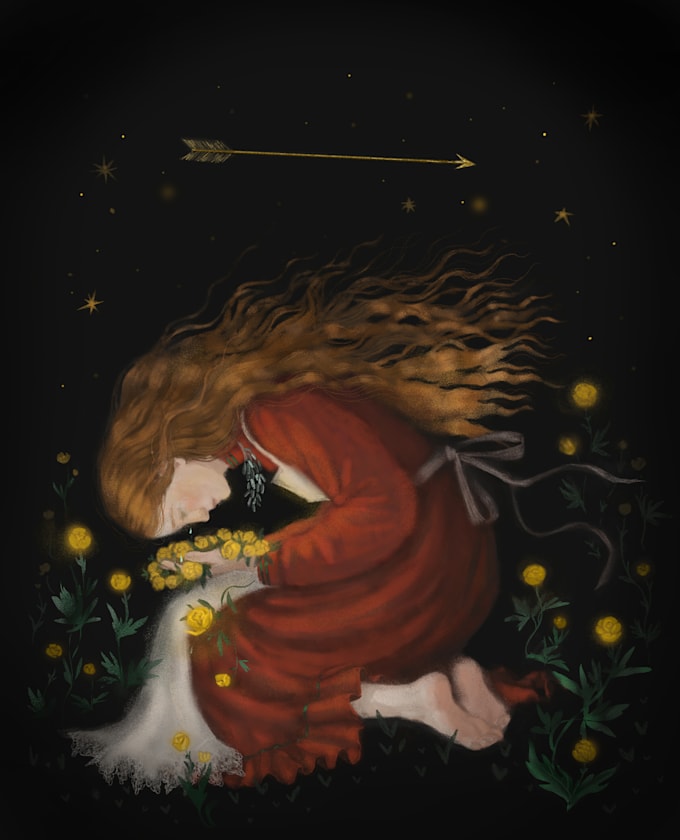 Draw folktale and fairy tale illustrations by Zarni_uli | Fiverr