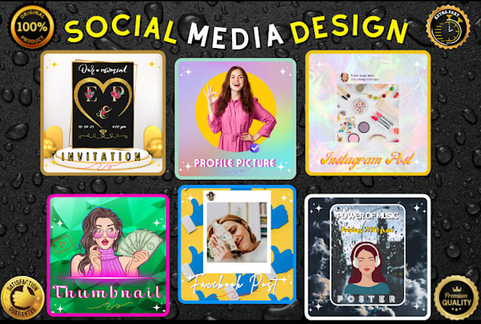 Create unique designs to increase your social media by Jacky0410 | Fiverr