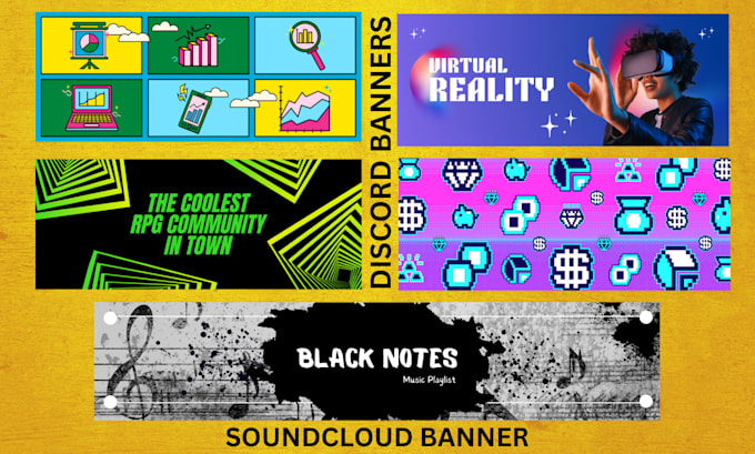 Design discord banner,avatar,animated logo,soundcloud that by ...
