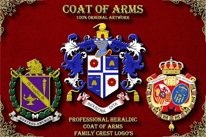 Design heraldic, coat of arms within 24 hours by Heraldic_design | Fiverr