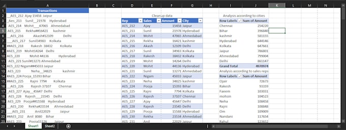 Do spreadsheet data entry, formatting excel function and csv by Magitaz8080 | Fiverr