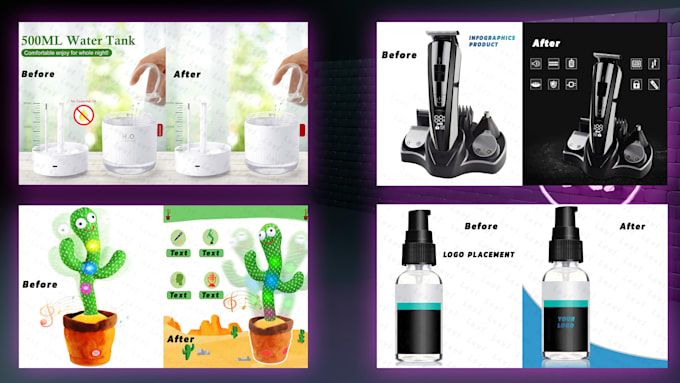 Do photo product editing , retouching for amazon by Ihadess | Fiverr