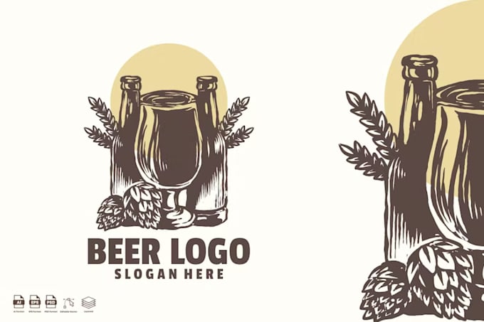 Design beautiful beer logo with unlimited revision by Lorena_predovic ...