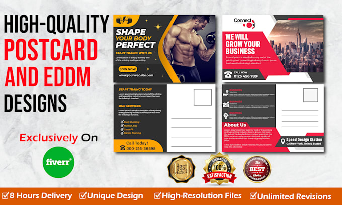 Design amazing postcard, eddm or flyer for your business by Shonayna ...