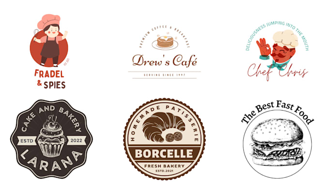 Design food and restaurant professional logo by Mianhassnain786 | Fiverr