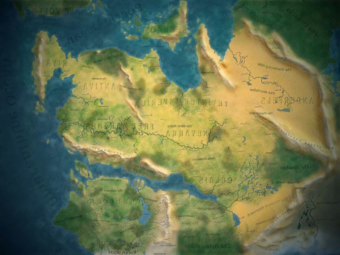 Draw a fabulous high quality fantasy map for you by Ezeldapetersen | Fiverr