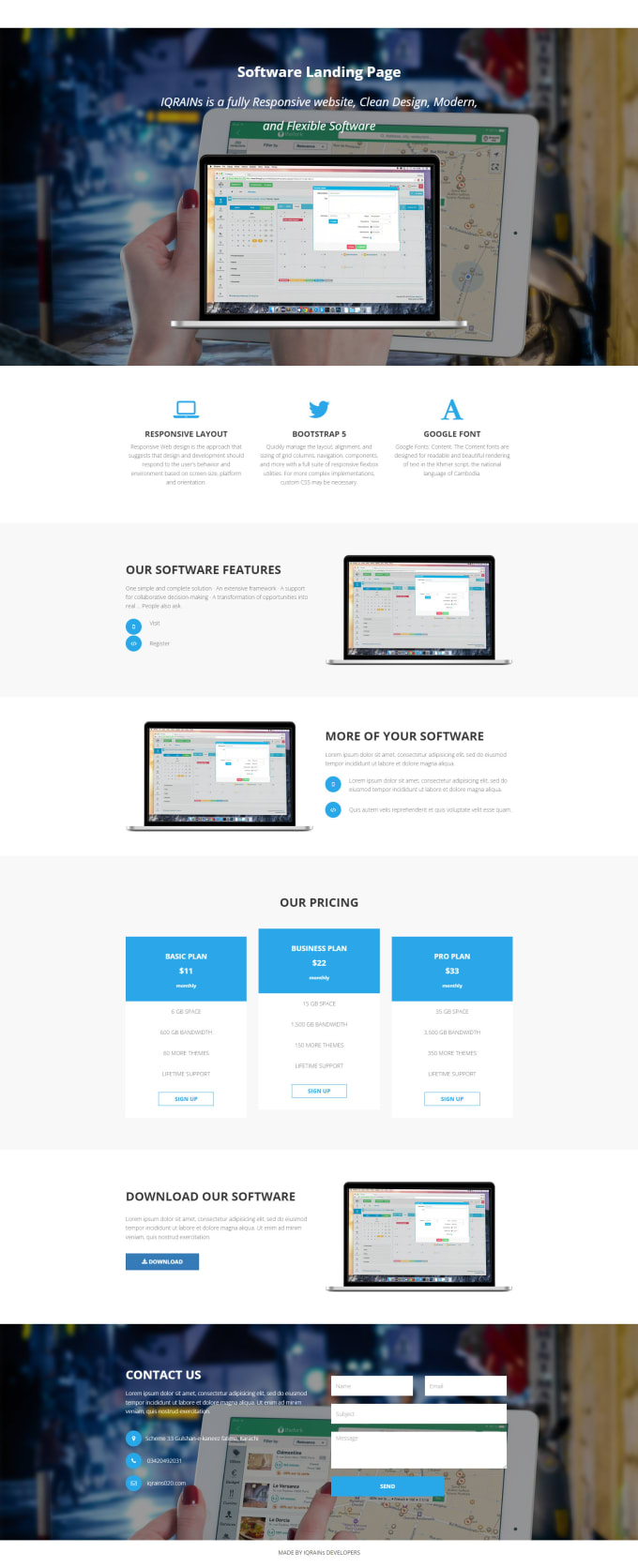 Create landing page with html css and javascript 24 hours by ... Create landing page with html css and javascript 24 hours by ...