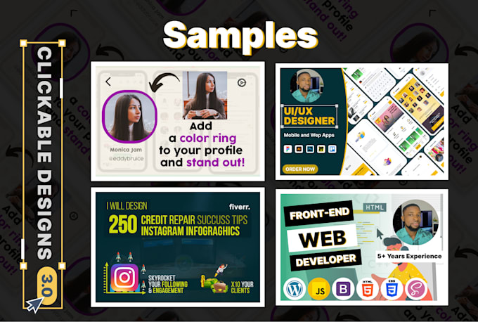 Design catchy and high quality fiverr gig image thumbnail by Will5star ...