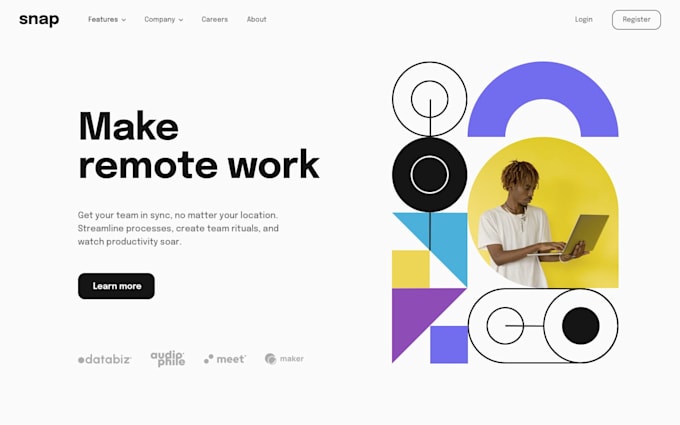 Design a responsive website using html css js by Bobby109 | Fiverr
